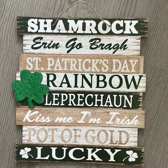 Wall Decor | St Patrick Sign | Poshmark